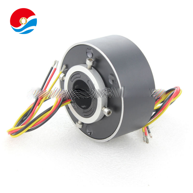 Electrical conductive slip ring 2 wires 10A with hole size 25.4mm of ...
